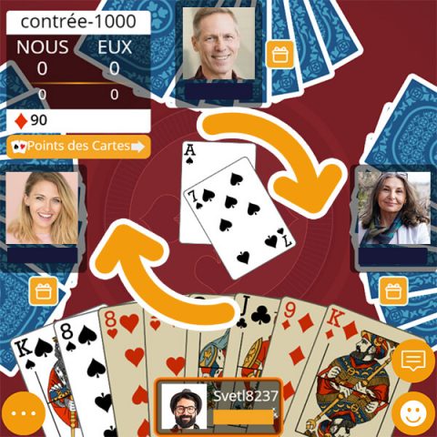 Les règles de la Belote contrée - VIP Belote